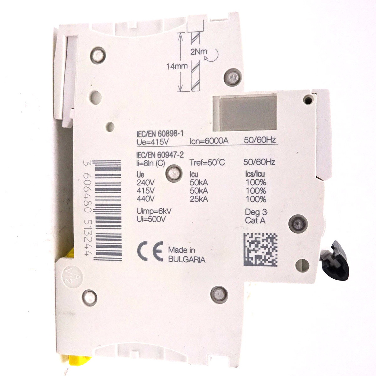 MCB A9F44204 Schneider 2P 4A C curve *New* - Axxa - Motor Control & Automation